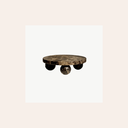 Coco Unika Zia Cake Stand | Emperador Marble - Forrest Food Co.
